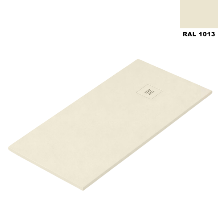 Aqua I Urban Slate Effect Rectangular Shower Tray & Waste 1200mm x ...