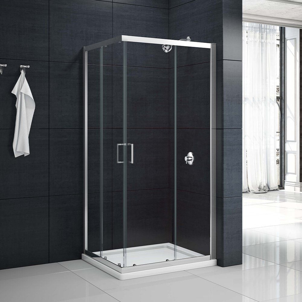 Merlyn Mbox Corner Entry Shower Enclosure 800 X 800mm Mbc800 Shower